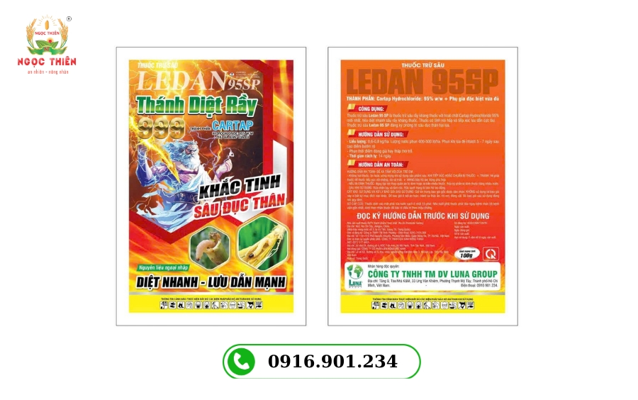 THUỐC TRỪ SÂU LEDAN 95SP - Nông Nghiệp Ngọc Thiên